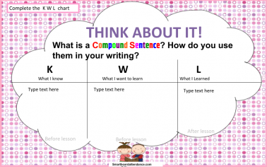 Distance Learning Compound Sentences interactive activities using ...