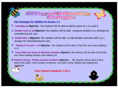 Addition and Subtraction Strategies Unit, Gr 2 Smartboard Lesson ...
