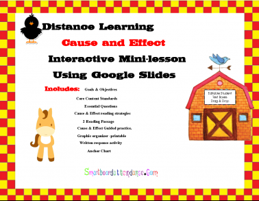 Distance Learning Cause and Effect Interactive Mini-lesson Using Google ...