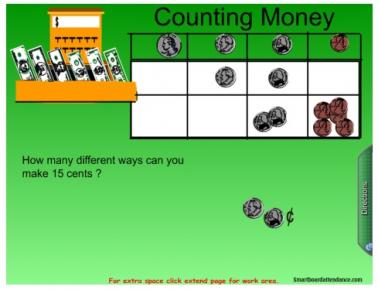 Counting Money Smartboard Lesson/Activities Grades 1-3 - Smartboard ...