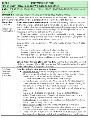 Writers Unit 3 How to Books: Writing to Teach Others, Kindergarten ...