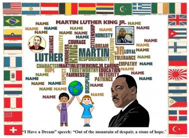 Martin Luther King Jr Smartboard Attendance - Smartboard Attendance.Com