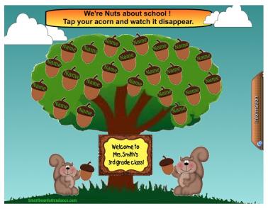 We're Nuts About School Smartboard Attendance - Smartboard Attendance.Com