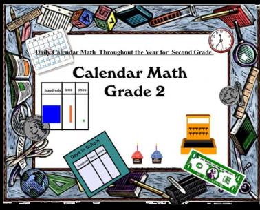 Smartboard Daily Calendar Math throughout the Year for grade 1-3 Multi ...