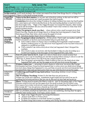 Writers Workshop Grade 1, Units 1 to 4 Yearly Lesson Plan Bundle ...