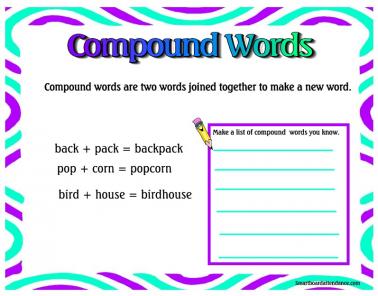 Compound Words Smartboard Lesson - Smartboard Attendance.Com