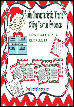 Elf-Kin Characteristic Traits Literacy Center - Smartboard Attendance.Com