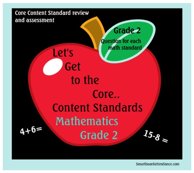 Let's Get to the Core Content Standards Math Grade 2 - Smartboard ...