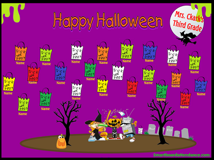 Halloween Smartboard Attendance - Smartboard Attendance.Com