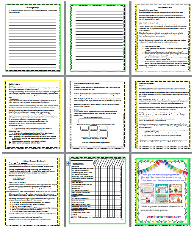Historical Fiction Literacy Guide - Smartboard Attendance.Com