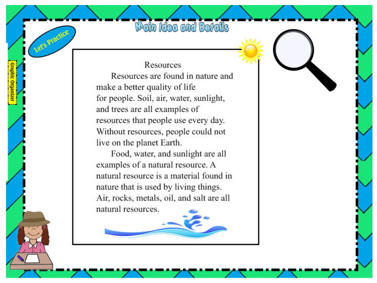 Main Idea and Supporting Details Smartboard Lesson and Activity ...