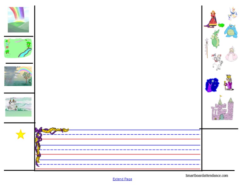 Writing Fairy Tales Smartboard Activity - Smartboard Attendance.Com