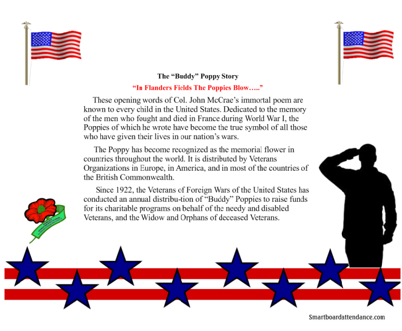 Memorial Day Attendance - Smartboard Attendance.Com