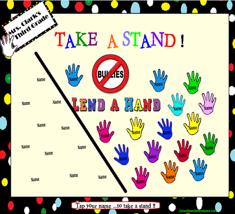 Take a Stand and Lend a Hand Smart board Attendance - Smartboard ...