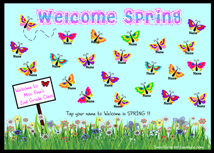 SPRING Attendance - Smartboard Attendance.Com